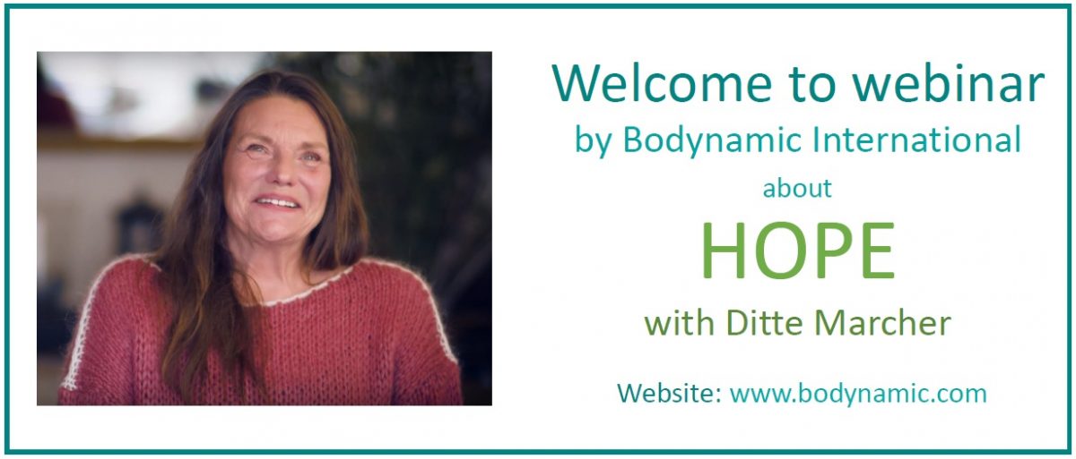 Building up Hope - Webinar - Bodynamic International